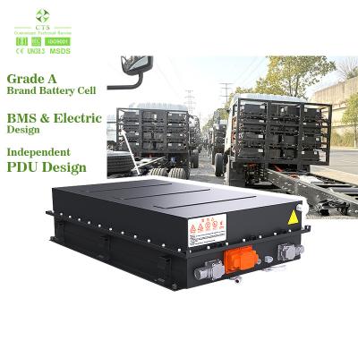 Cina OEM Alta tensione 350V 400V 70Kwh 80Kwh Lithium Ion Lifepo4 Battery Pack per autobus elettrici camion barca batteria al litio EV Pack in vendita