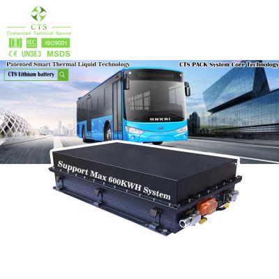 China CTS Standard City Bus Battery 600V 650V 614.4V 690Ah 423KWH Lithium Battery System for full electric city bus Logistics vehicles for sale