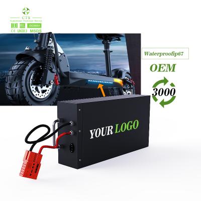 China CTS OEM Lithium Solution -E-bike Battery 60Ah 72V 50Ah 48V Motorcycle Electric Wheelchairs E-Scooters for sale