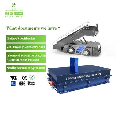 China CTS Standard EV Battery Modules 300V 400V 500V 600V 100kWh 120kWh 180kWh for Electric Trucks Mining and Cargo Operations for sale