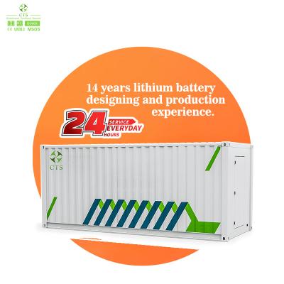 China CTS Battery 768V 280Ah 215KWh 372KWh ESS Energy Storage System for Industrial energy storage residential power supply island power supply for sale