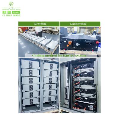 China CTS Batería Modular HV Gabinete de Batería 768V 214KWh ESS Lifepo4 Batería para Sistema de Energía Comercial en venta