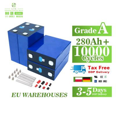 China CTS High Cycle Life Prismatic LiFePO4 Cell 6000 Cycles 100Ah 150Ah 200Ah 280Ah 340Ah for sale