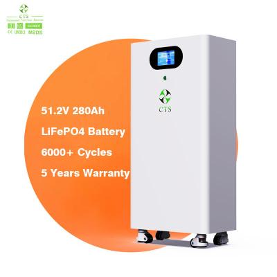 China CTS 48V 280Ah 314Ah LiFePO4-batterijen voor energieopslag in thuis/kantoor zonne-energiesysteem Te koop