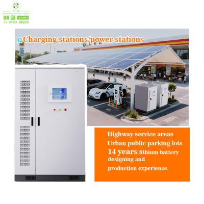 China Solarbetriebene EV-Ladestation mit LiFePO4-Batterie 215-365KWh zu verkaufen