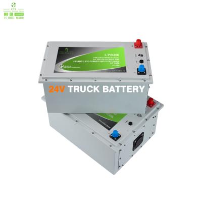 중국 CTS 고성능 리튬 크랭킹 고 CCA 2500A 트럭 시동 배터리 24V 200Ah 280Ah 트럭 주차 에어컨 판매용
