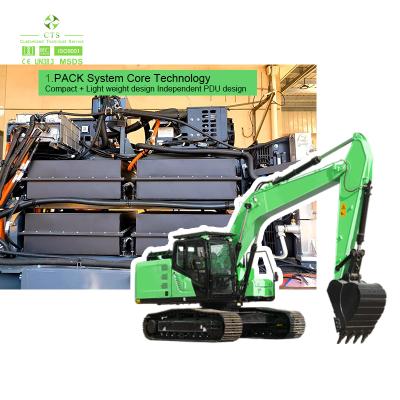 중국 300V 400V 600V 고전압 EV 배터리 팩 리튬 이온 배터리 (EV 보트 트럭용) 판매용