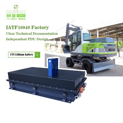 China CTS 307V 614V 105Ah High Power LiFePO4 Battery System for Electric Forklift Crane Construction Machinery Factory Price for sale