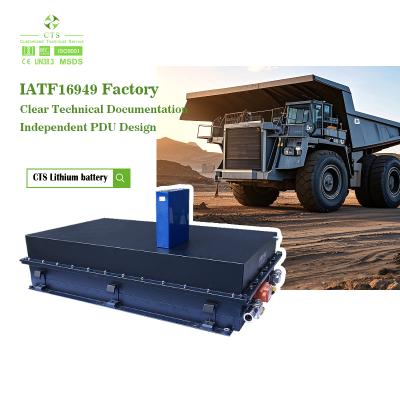 China CTS 307V–768V High Voltage LiFePO4 Battery System 60–200kWh Lithium Battery Pack for Electric Tractor Road Roller Mining Truck Construction Machinery for sale