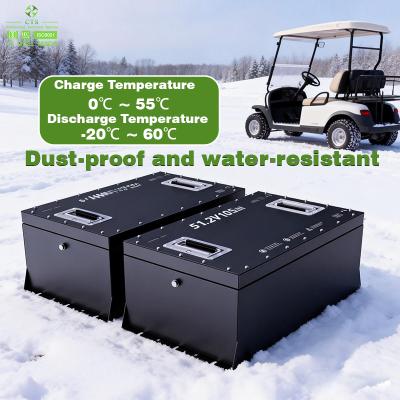 China CTS 36V 48V 72V 100Ah 105Ah 200Ah LiFePO4 Lithium golf cart battery with Smart Bluetooth BMS For LSV 
NEV Off-road Golf Cart for sale
