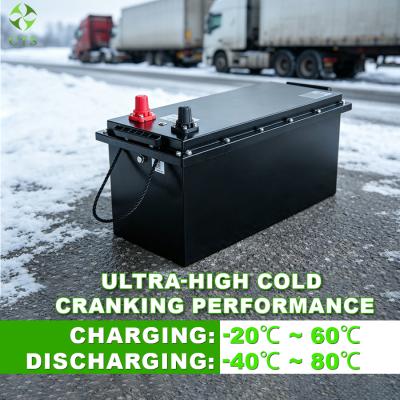 China CTS 12V 24V 40Ah 50Ah Sodium-ion Car Starter Battery with High CCA (1200A) and Ultra-wide Temperature Range (-40°C to 80°C) | Extended Cycle Life (≥2000 Cycles) Na-ion Starting Battery for sale