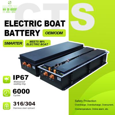China 96V 304Ah 314Ah Electric Boat Lithium Ion Battery with Stainless Steel 304 for Electric Yacht 51.2V 314Ah for sale