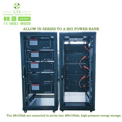 Cina Batteria al litio solare ad alta tensione 480v 100Ah 200ah in vendita