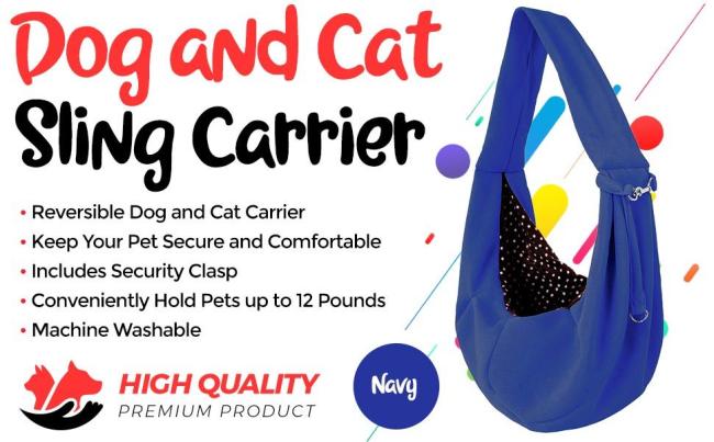 Eco-Friendly Customized Small Pet Dog Walking Bag