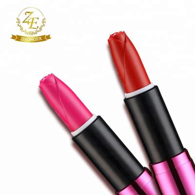 China Personal Tattoo Rose Shape Elegant Rouge Long Lasting Lipstick for sale