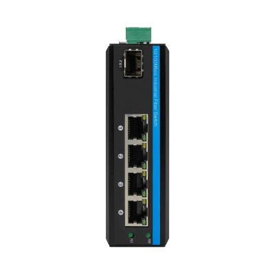 China 4RJ45 SFP 5 Port POE Switch Gigabit DC48V 10/100Mbps for outdoor unmanaged for sale