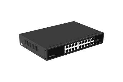 China 19 Port 48V Poe Switch Rackmount 10/100M IEEE 802.3u for sale