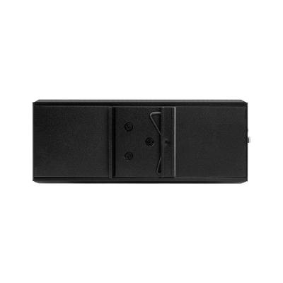 China Industriële Gigabit Managed 4 SFP 4 rj45 Glasvezel Switch IEEE 802.3x 12V 24V Te koop