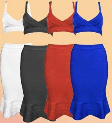 Cina Insieme in due pezzi della grinza del vestito a coda di pesce anti- dalla fasciatura per gli adulti in vendita