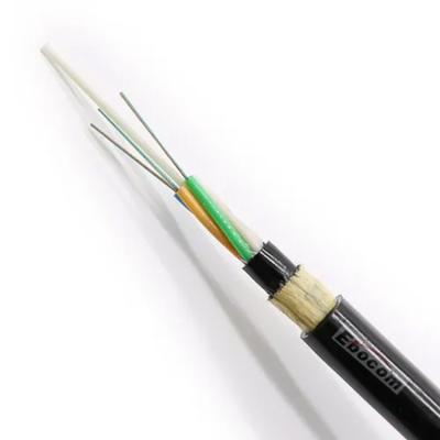 Cina Cavo ad alta velocità ADSS in fibra ottica per esterni g652d 24 fili a nucleo singolo di 300 filati di aramide doppia giacca PE in vendita