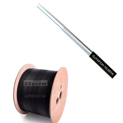 China Aerial Drop Cable Outdoor GJYXFCH FTTH 1 Core G657A1 Optical G657A1 A1 single mode Internet wire construction for sale
