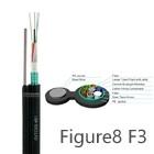 China GYTC8S figura 8 red suelta multi del solo modo del tubo G652D de la autoayuda de la base del cable de fibra óptica 2-14 for sale