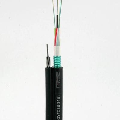 China GYTC8S figura 8 red suelta multi del solo modo del tubo G652D de la autoayuda de la base del cable de fibra óptica 2-14 for sale