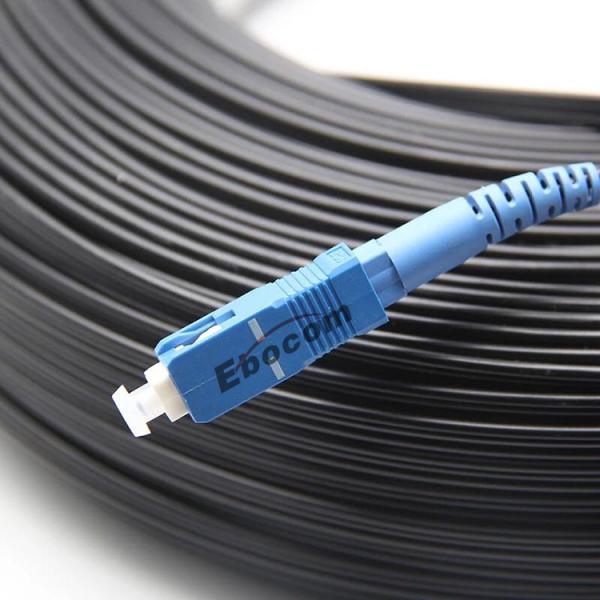 Quality SC/UPC-SC/UPC Ftth Pre-connection drop cable Simplex Outdoor G657A1 50m 100m for sale