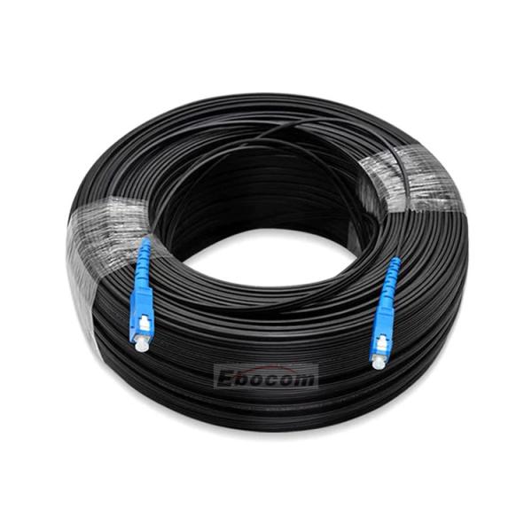 Quality SC/UPC-SC/UPC Ftth Pre-connection drop cable Simplex Outdoor G657A1 50m 100m for sale