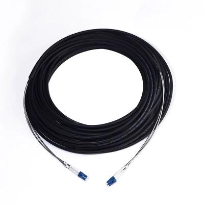 China OM2 OM3 Armoured Patch Cord Cables for Networking OEM Jacket Color G652D/G657A1 A2 Fiber Type for sale