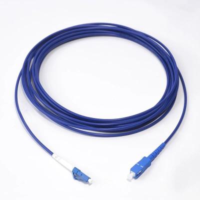 China OM2 OM3 Armoured Patch Cord Cables for Networking OEM Jacket Color G652D/G657A1 A2 Fiber Type for sale
