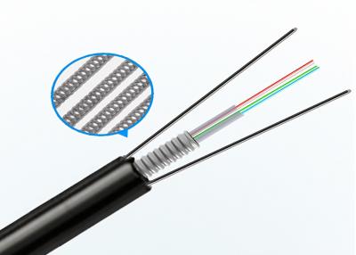 Cina Cavo in fibra ottica multimodale GYXTW OM3 – Cavo a tubo centrale corazzato per esterni da 2 a 24 fibre in vendita