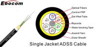 China PE Single Jacket ADSS Cable 48 Core 96 Core G652D for Networking for sale