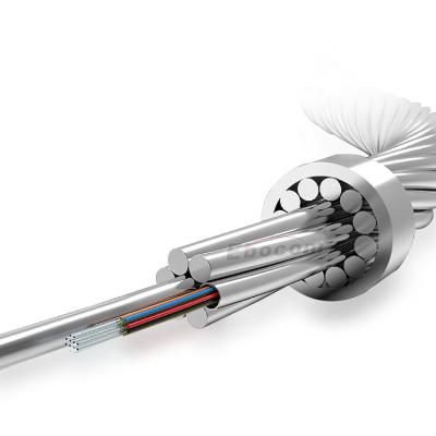 Китай 24 Ядра OPGW оптического волокна композитная воздушная заземленная проволока ACS цепная структура продается