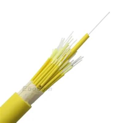 China GJBFJH Indoor Breakout Fiber Optic Cable 4~48 Core Single Mode LSZH Jacket for sale