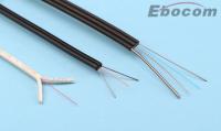 China Outdoor 2 Core FTTH Drop Cable and Self-Supporting Bow-Type Optical Fiber for sale