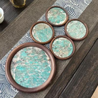China Luxury Brazil Green Marble Plate Corrosion Proof High Durability for sale