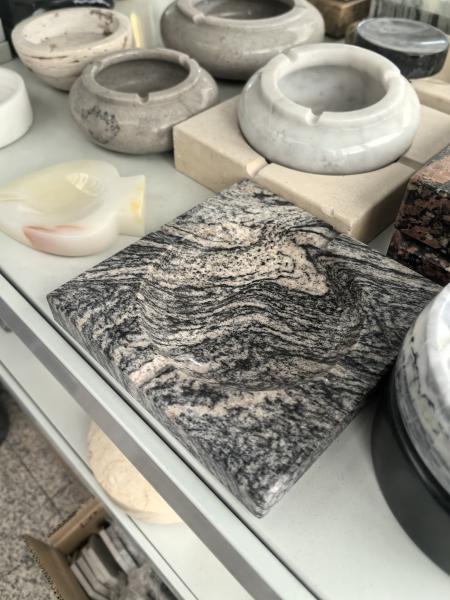 Quality Luxury Langtaosha Granite Stone Ashtray Sturdy For Business Space for sale