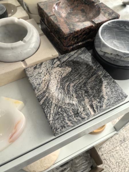 Quality Luxury Langtaosha Granite Stone Ashtray Sturdy For Business Space for sale