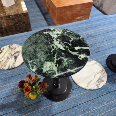 China Handcrafted Durable Marble End Table Set Marble Tea Table With Smooth Surface for sale