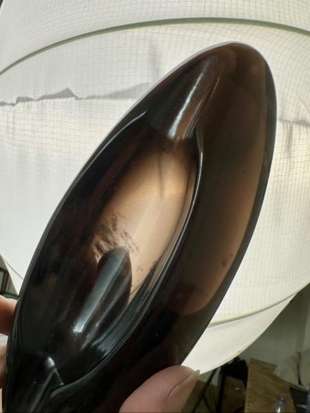 Quality Ice Obsidian Natural Cigar Ashtray Black Durable With Premium Material for sale