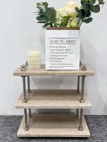 China Multi Tier Marble Shelf Table Custom Craft Marble High Durability for sale