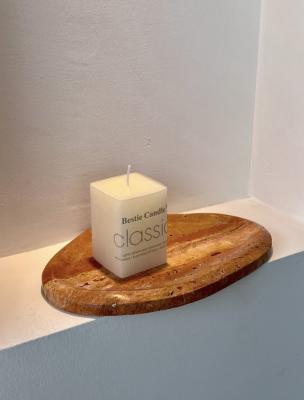 China Modern Luxury Design Natural Red Travertine Art Tray -Premium Marble Artwork for Interior Design for sale