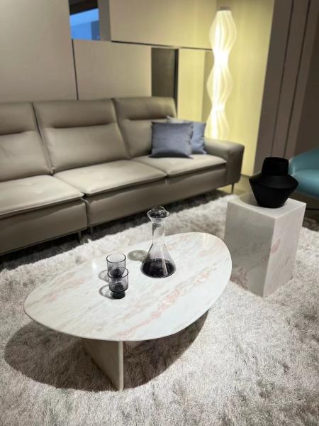 Quality High Durability Marble Coffee Table Elegant For Living Rooms for sale