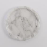 Quality Luxury Natural Marble Round Tray - Modern Design Centerpiece for Interior Decor for sale