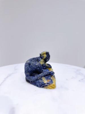 Cina Lastra di marmo a vena verde nera da 18 mm per decorazioni interne in vendita