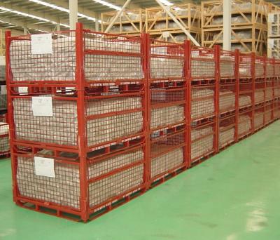 China Warehouse Storage Metal Wire Cage for sale