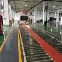 China PLC Controlled Manual Assembly Line for Split Floor Standing Duct Type AC 800mm Width 220V for sale