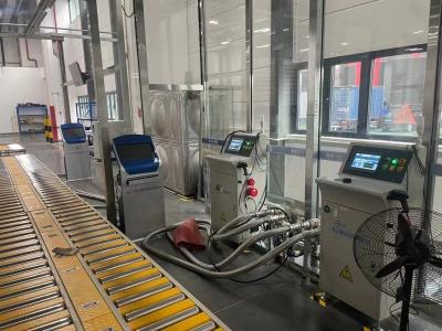 China Galvanized Steel Pipe Energy Storage Air Conditioner Assembly Line High Performance for sale