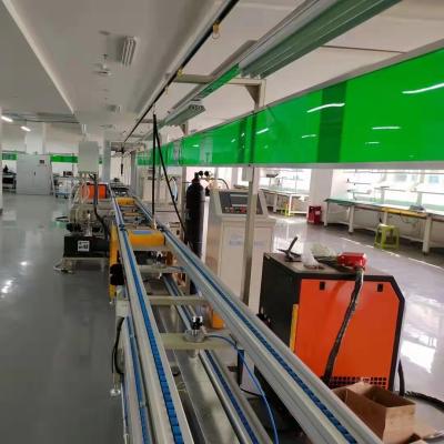 China Stainless Steel Full Automatic Assembly Conveyor For Customized Ac Assembly Line for sale